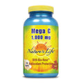 Nature's Life Mega C 1000 mg tablets for immune support