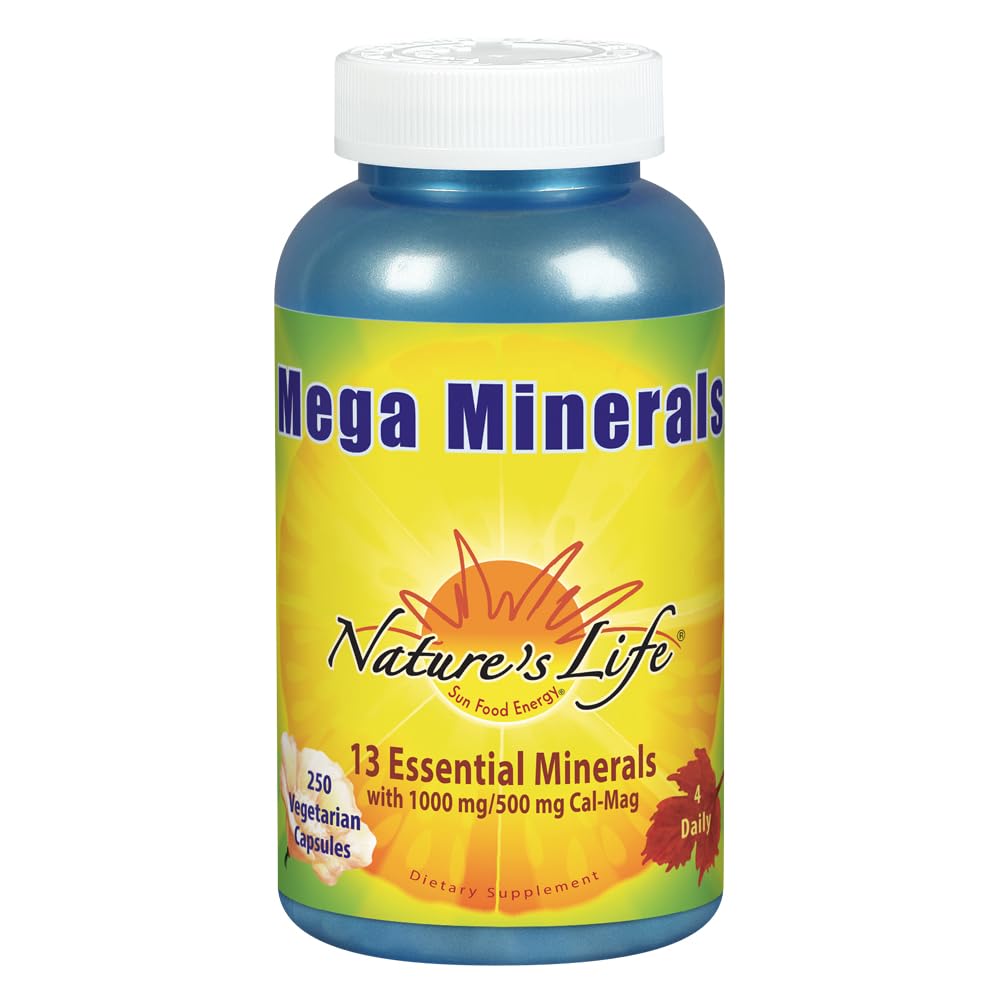 Nature's Life Mega Minerals Complex capsules