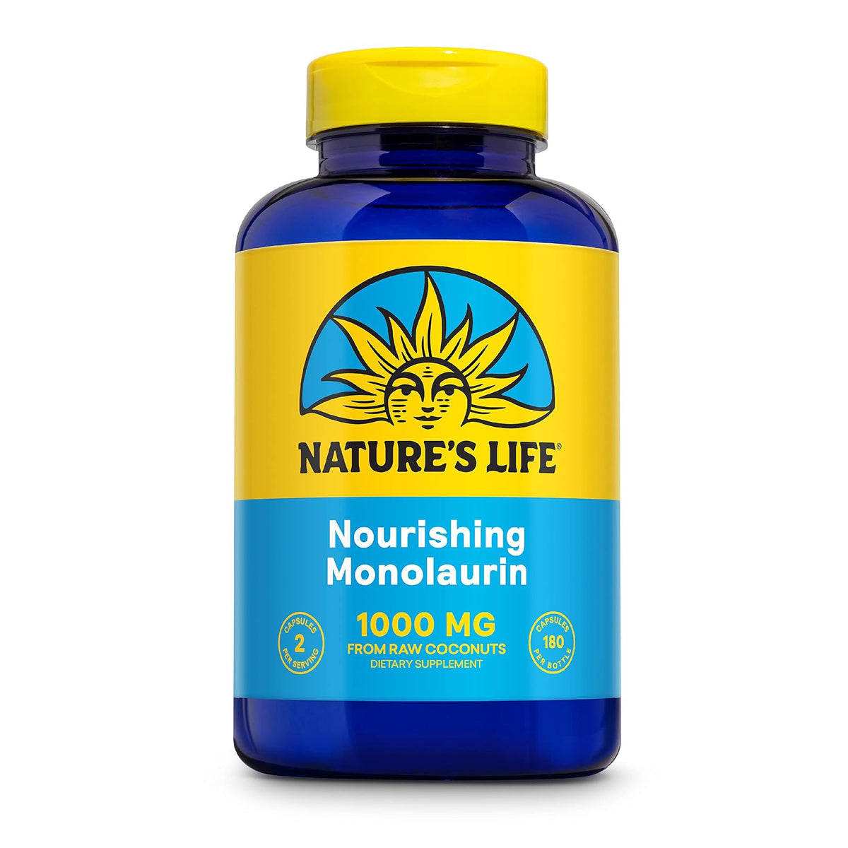 Nature's Life Monolaurin vegetarian capsules