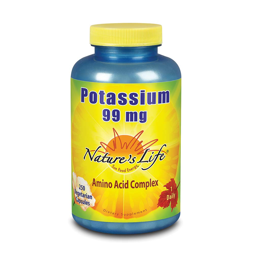 Nature's Life potassium supplement tablets