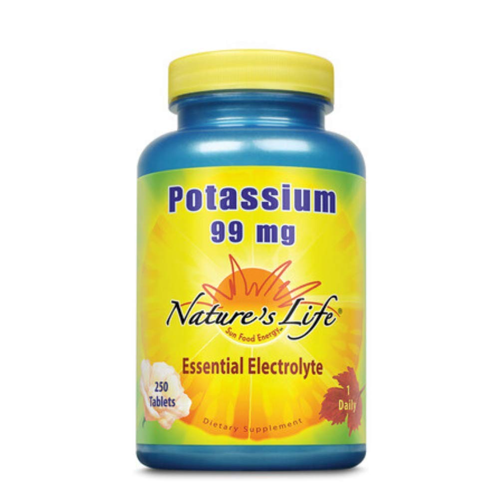 Nature's Life potassium supplement tablets