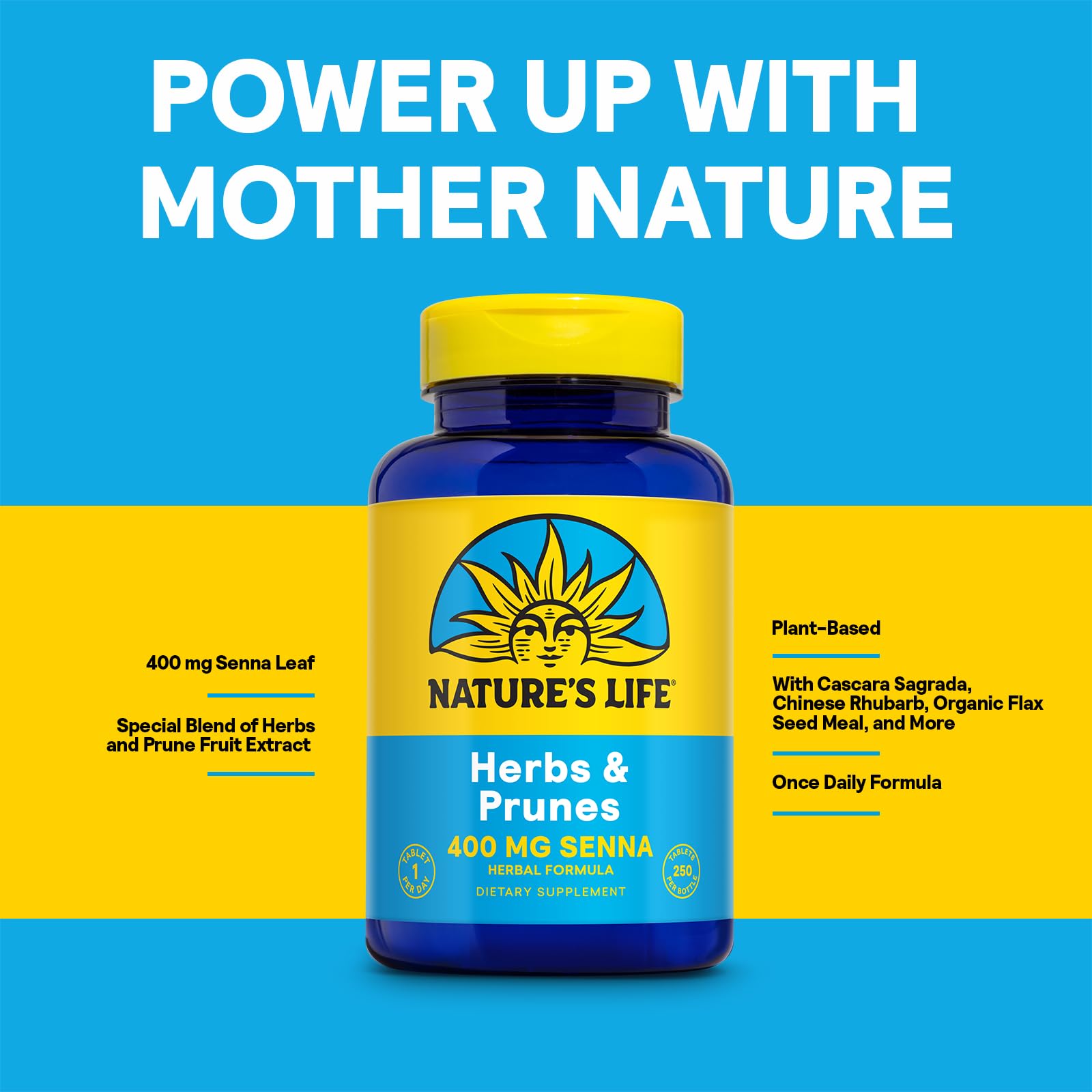 Nature's Life prunes for digestive support
