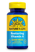 Nature's Life Vitamin A capsules