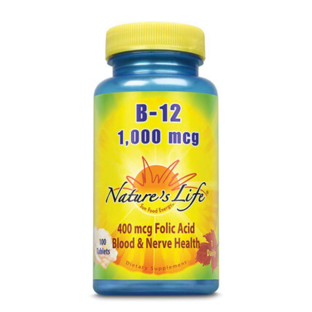 Nature's Life Vitamin B12 health benefits