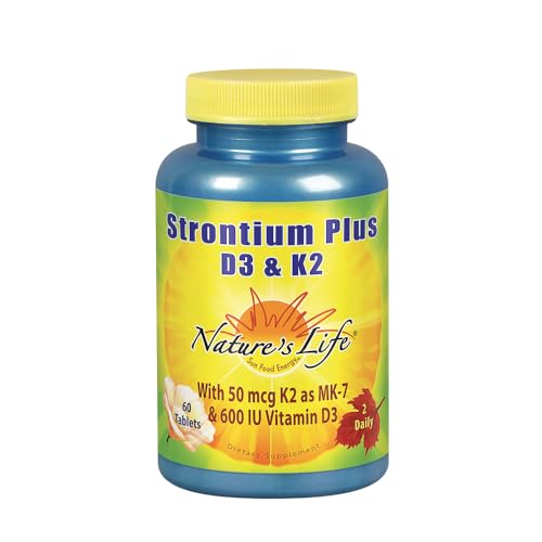 Nature's Life vitamin D3 K2 tablets