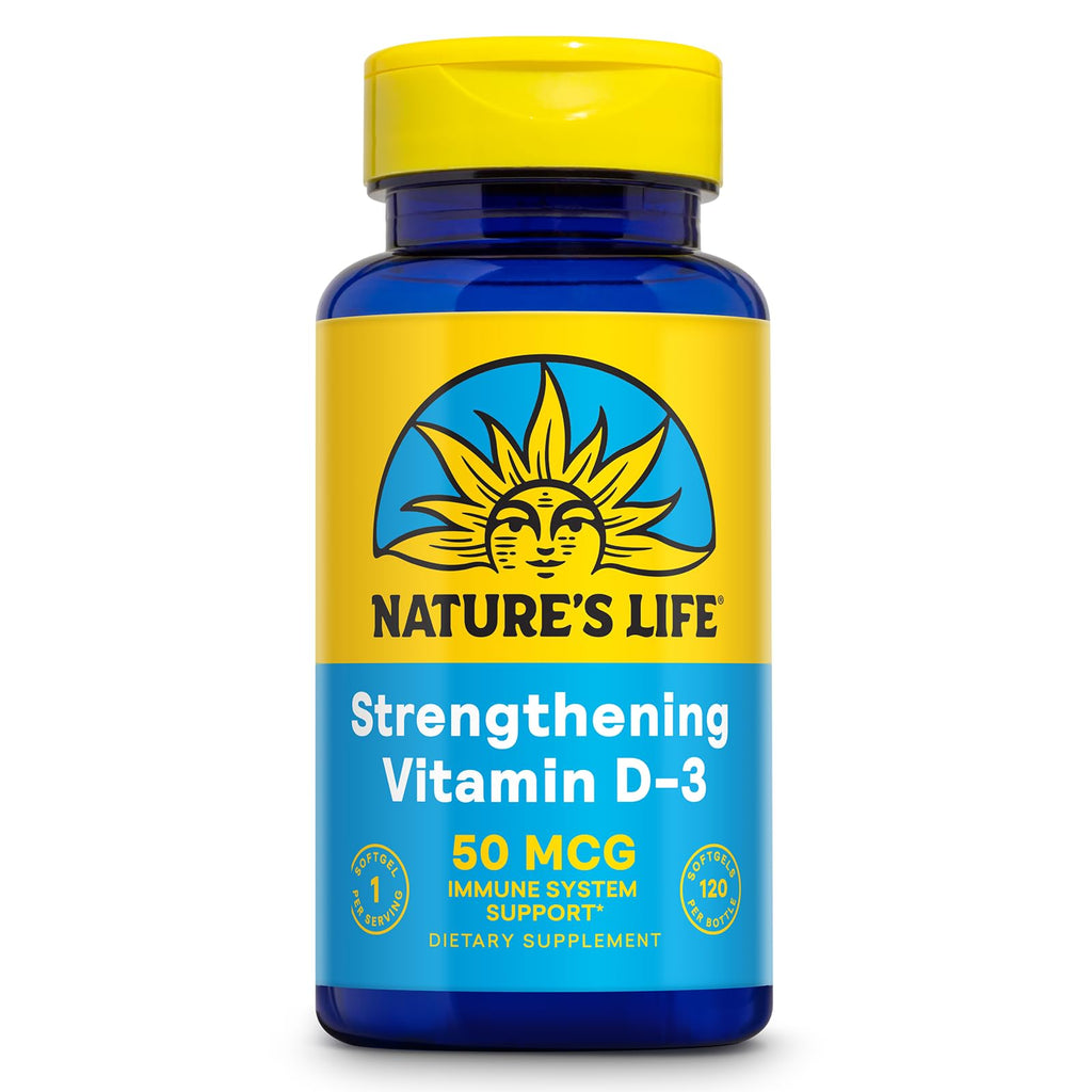 Nature's Life vitamin D3 softgels