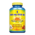 Nature's Life Vitamin E 400 IU softgels