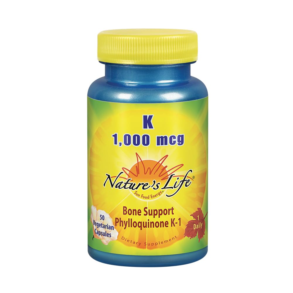 Nature's Life vitamin K capsules