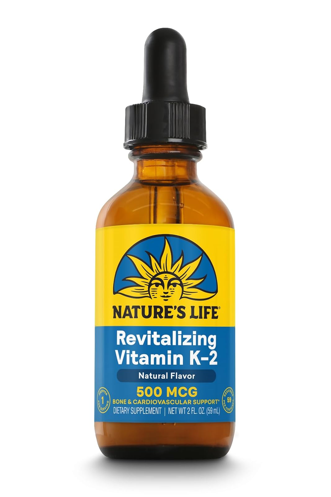 Nature's Life vitamin K2 MK7 drops for bone health