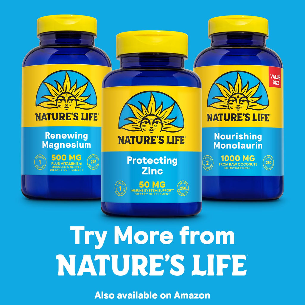 Nature's Life zinc for wellness