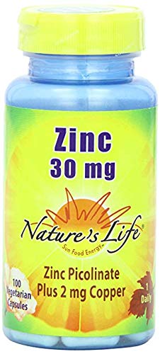 Nature's Life Zinc supplement for immune health