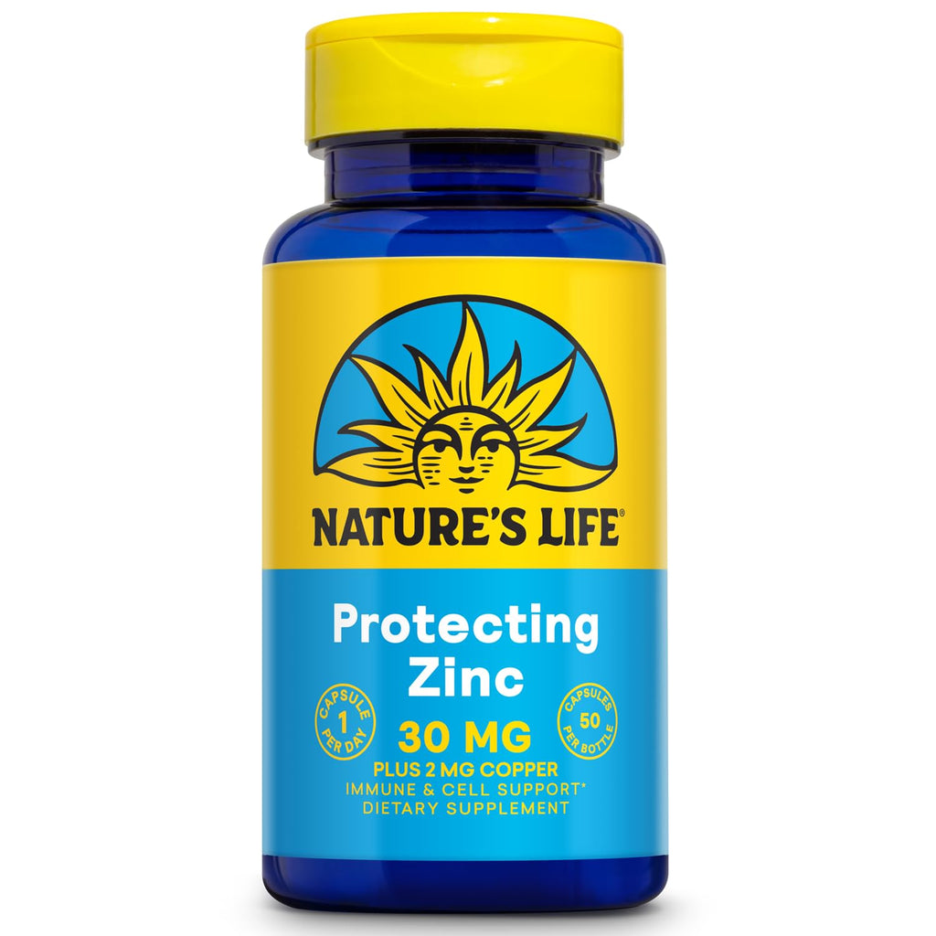 Nature's Life zinc supplement for immunity