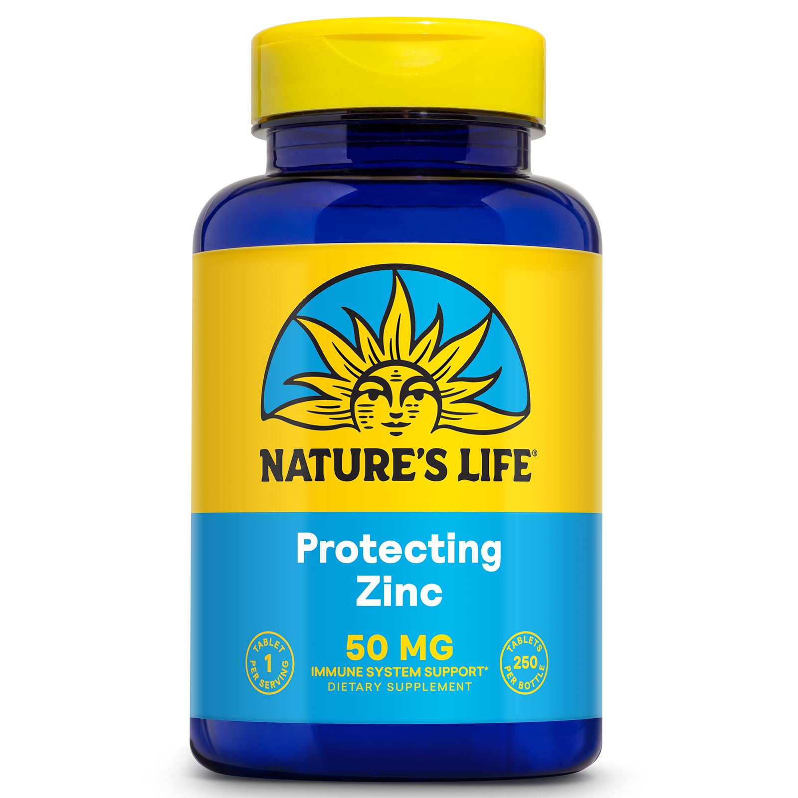 Nature's Life zinc supplement tablets