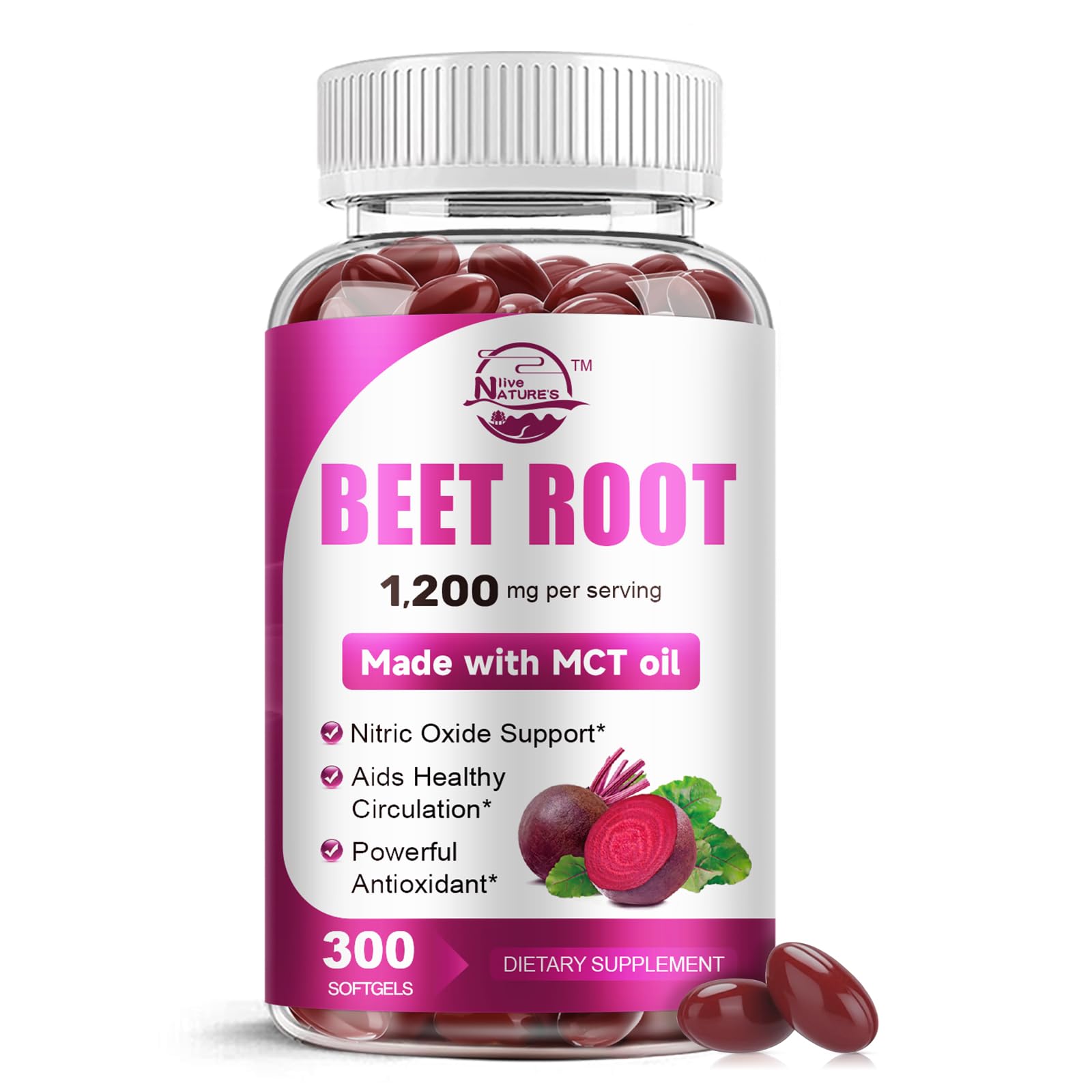 Nature's Live beet root capsules