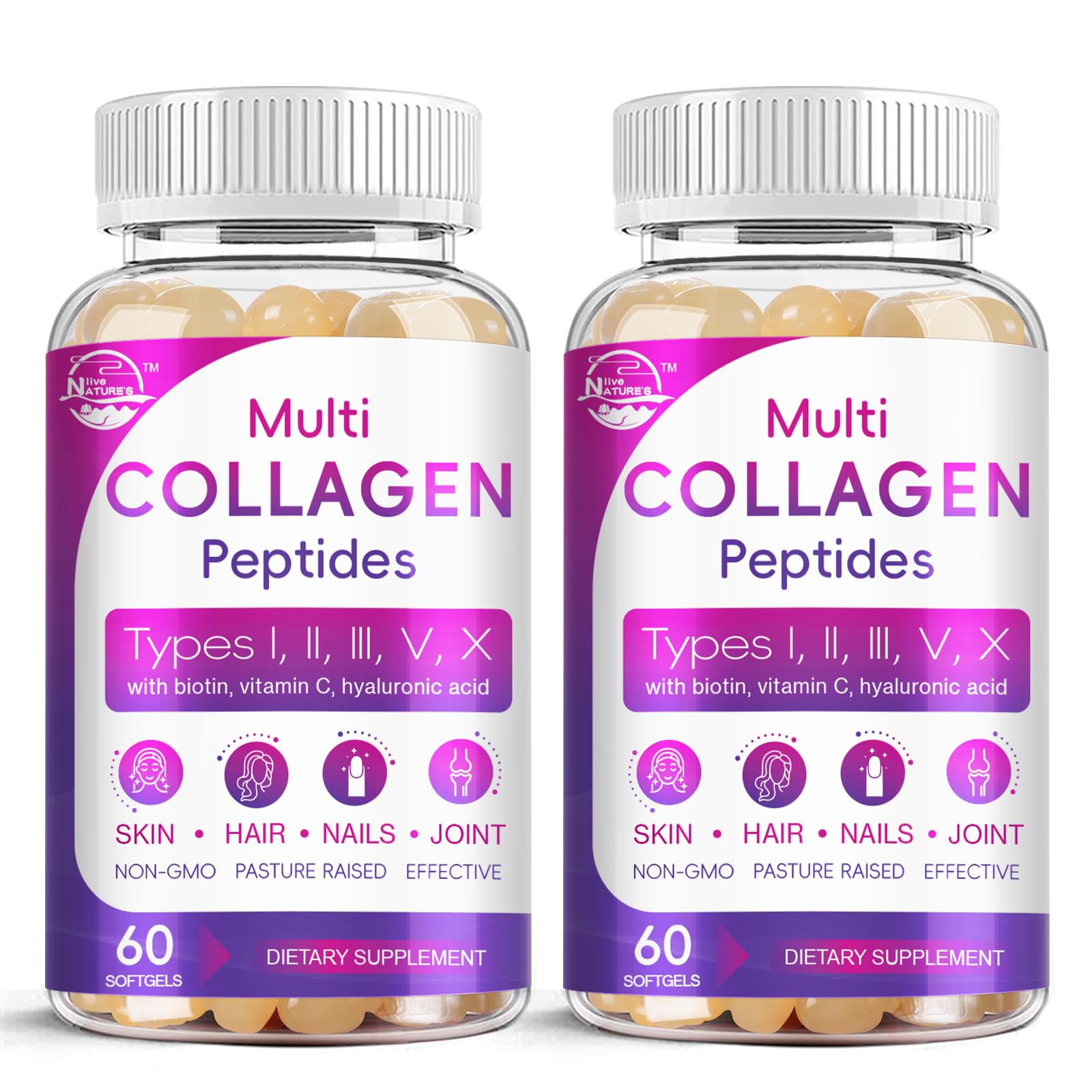 Nature's Live collagen softgels
