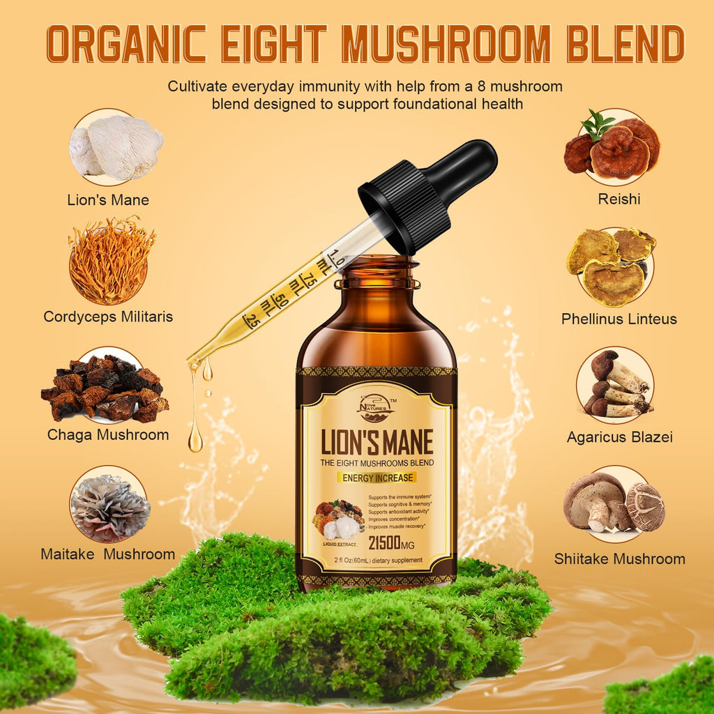 Nature's Live lion's mane supplement