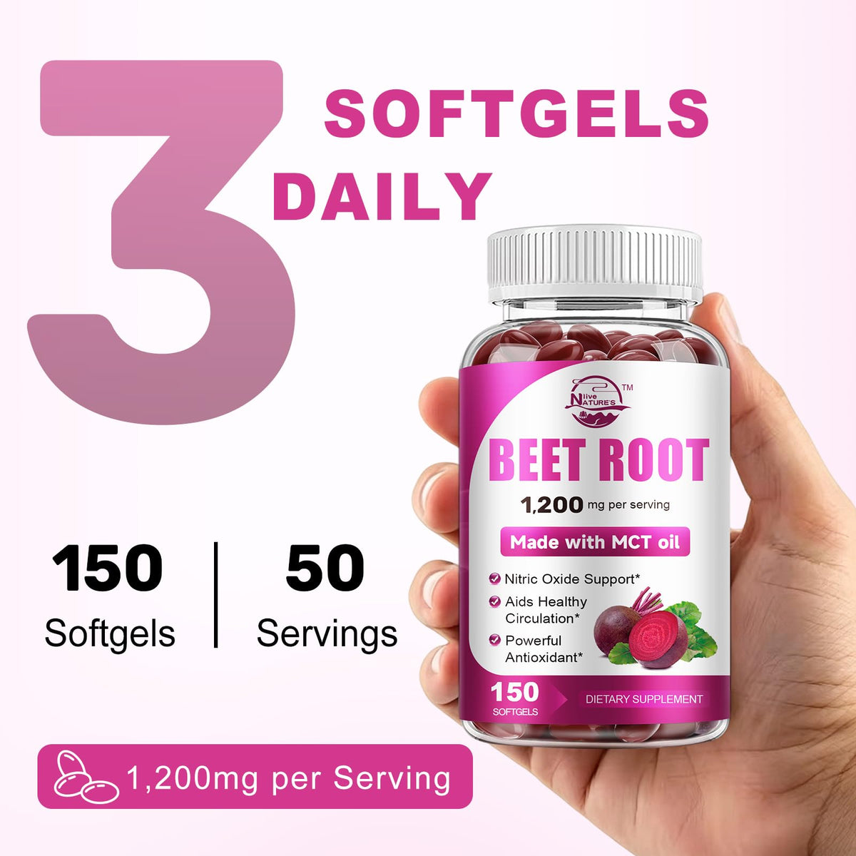 Nature's Live vitamins for vitality