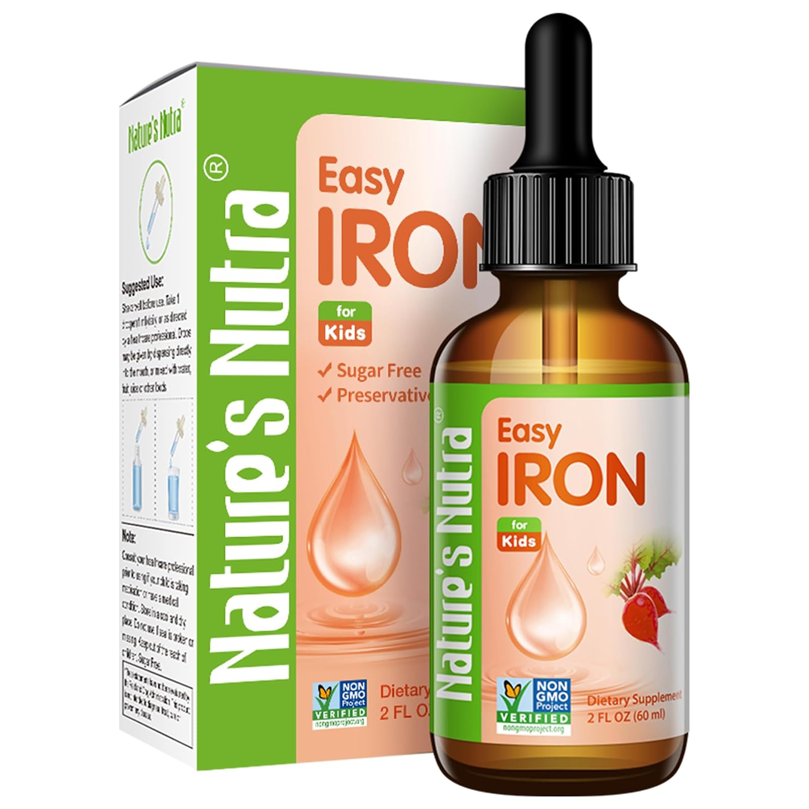 Nature's Nutra liquid iron supplement
