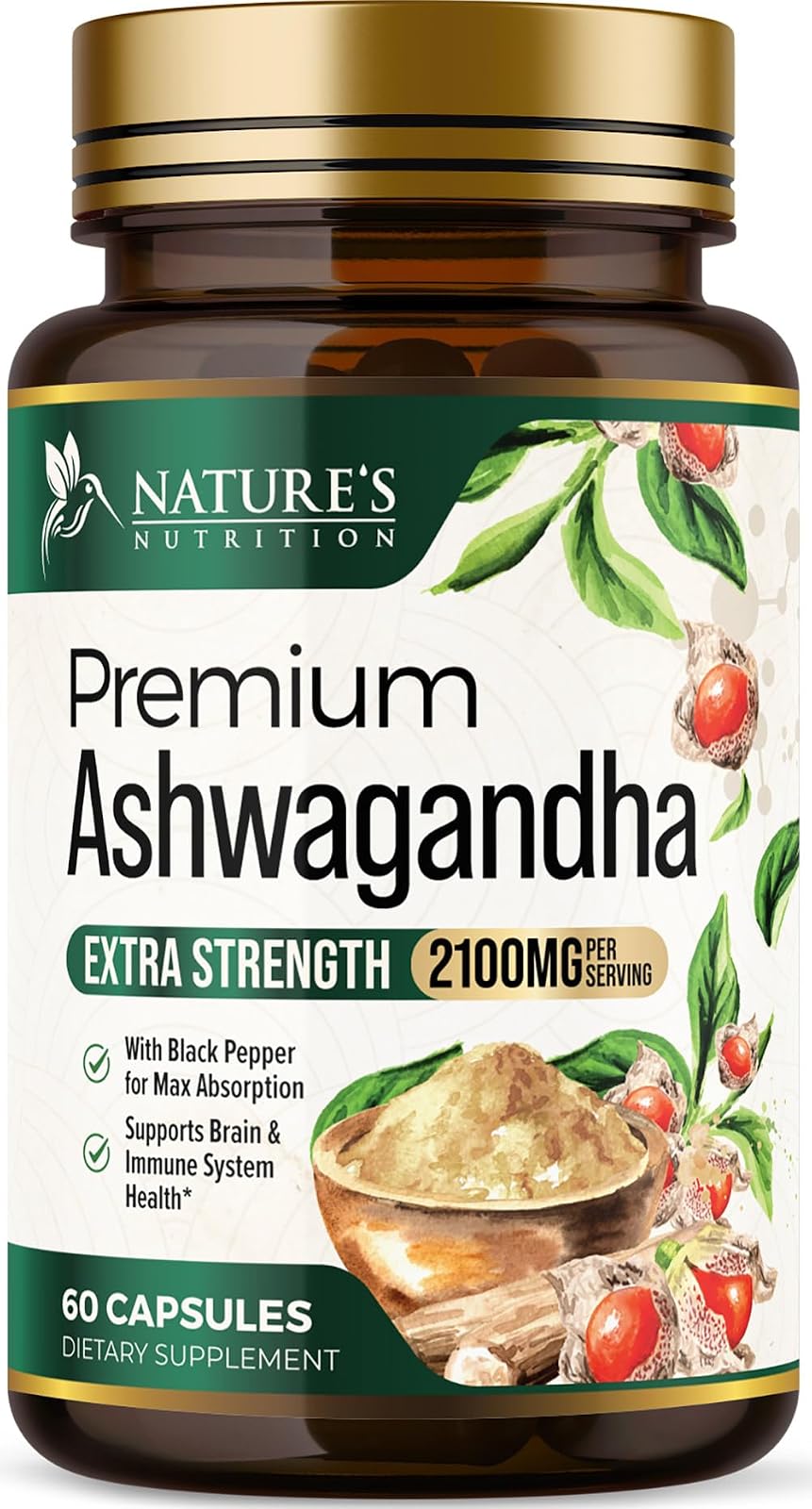 Nature's Nutrition Ashwagandha capsules