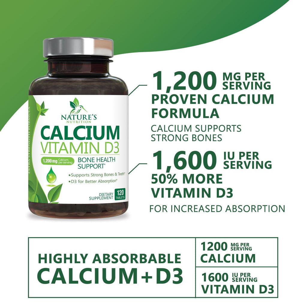 Nature's Nutrition calcium tablets benefits
