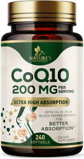 Nature's Nutrition CoQ10 softgels