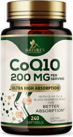 Nature's Nutrition CoQ10 softgels