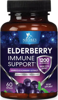 Nature's Nutrition elderberry capsules for immunity