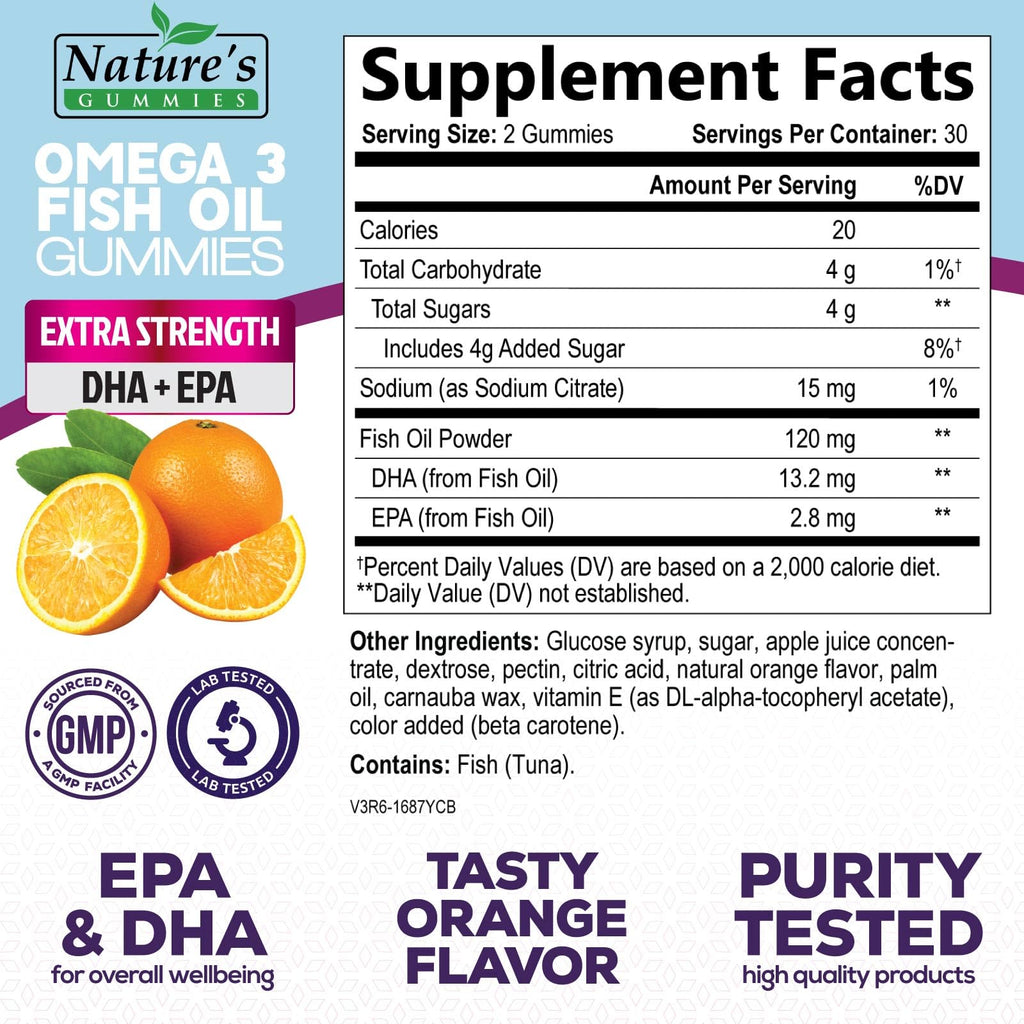 nature's nutrition fish oil gummy benefits