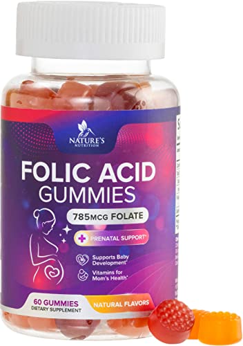 Nature's Nutrition folic acid gummies