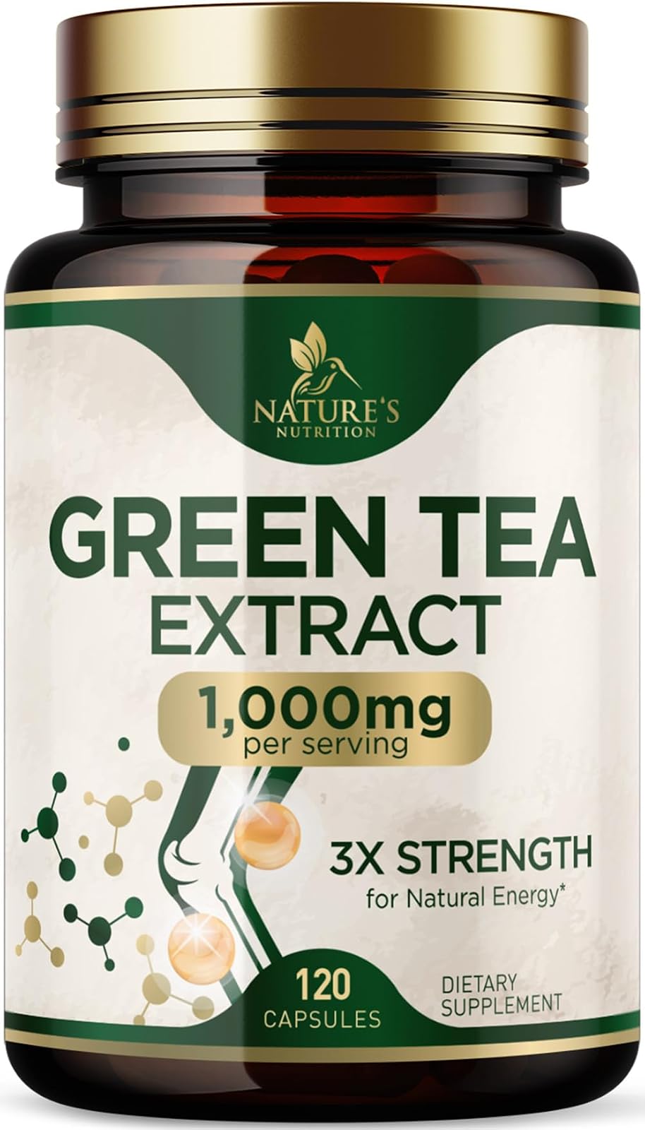 Nature's Nutrition green tea extract capsules