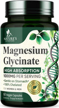 Nature's Nutrition magnesium glycinate capsules