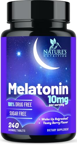 Nature's Nutrition melatonin chewable tablets