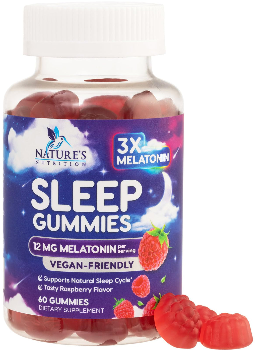 Nature's Nutrition melatonin sleep gummies