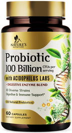 Nature's Nutrition probiotics 100 billion CFU