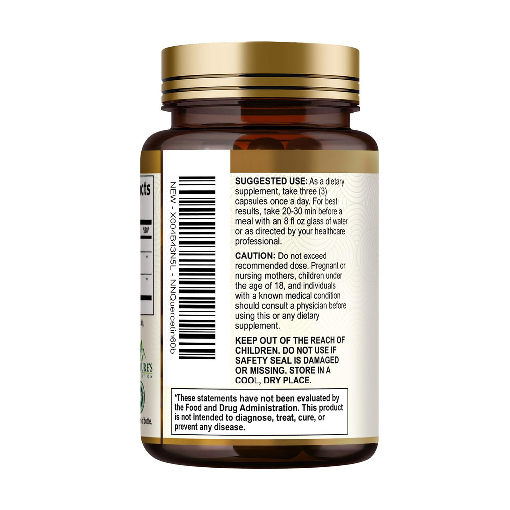 Nature's Nutrition Quercetin capsules