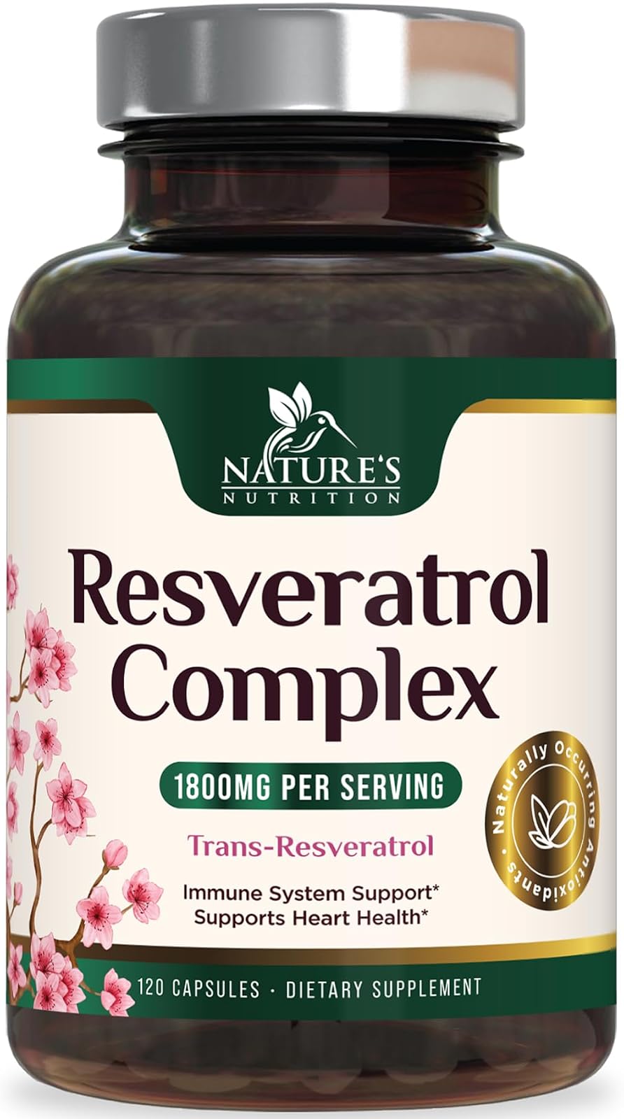 Nature's Nutrition Resveratrol capsules
