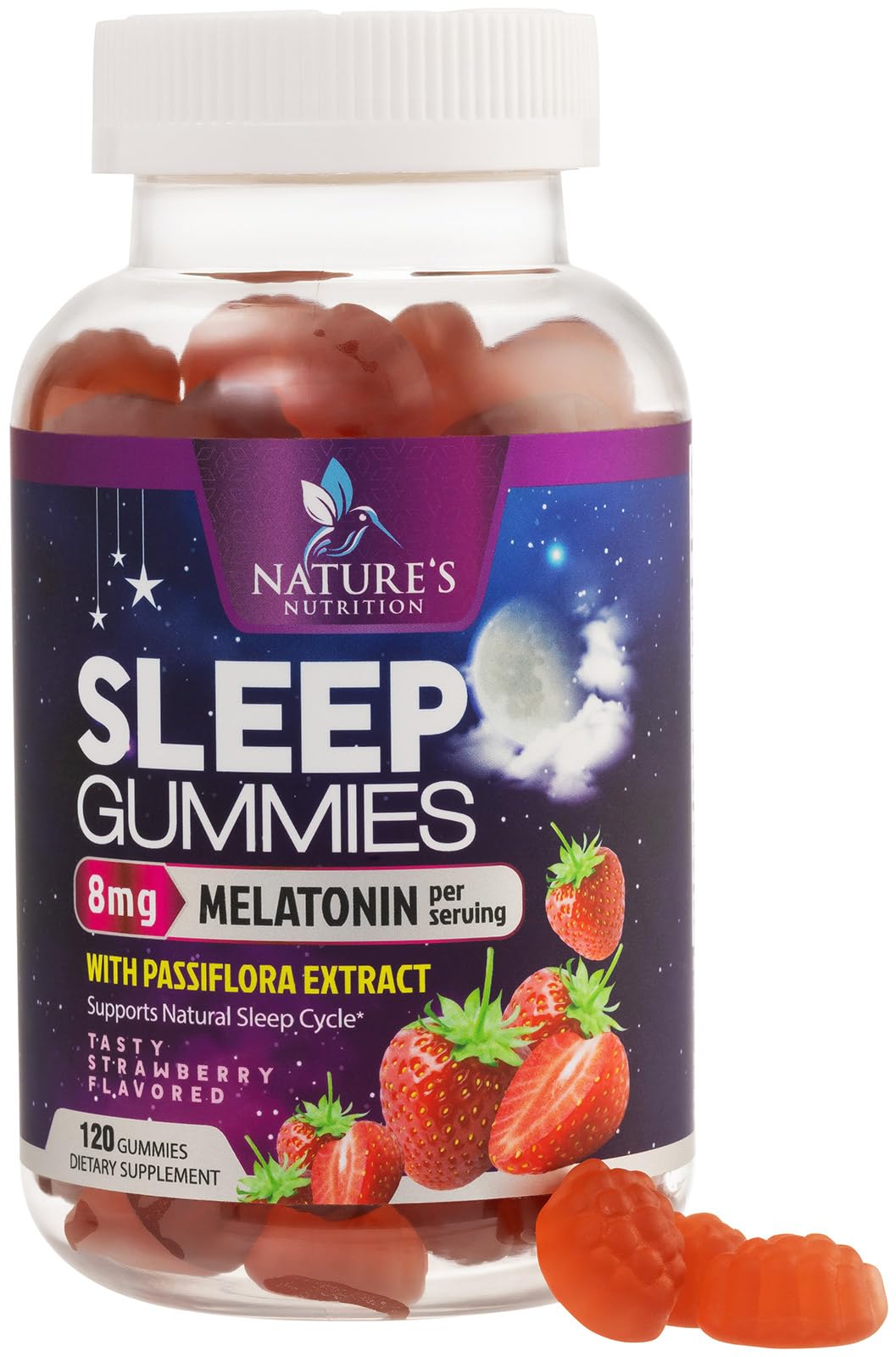Nature's Nutrition sleep gummies for relaxation
