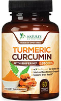 Nature's Nutrition turmeric curcumin capsules
