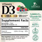 Nature's Nutrition Vitamin D3 5000 IU