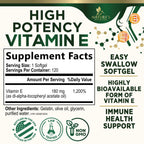 Nature's Nutrition Vitamin E antioxidant support