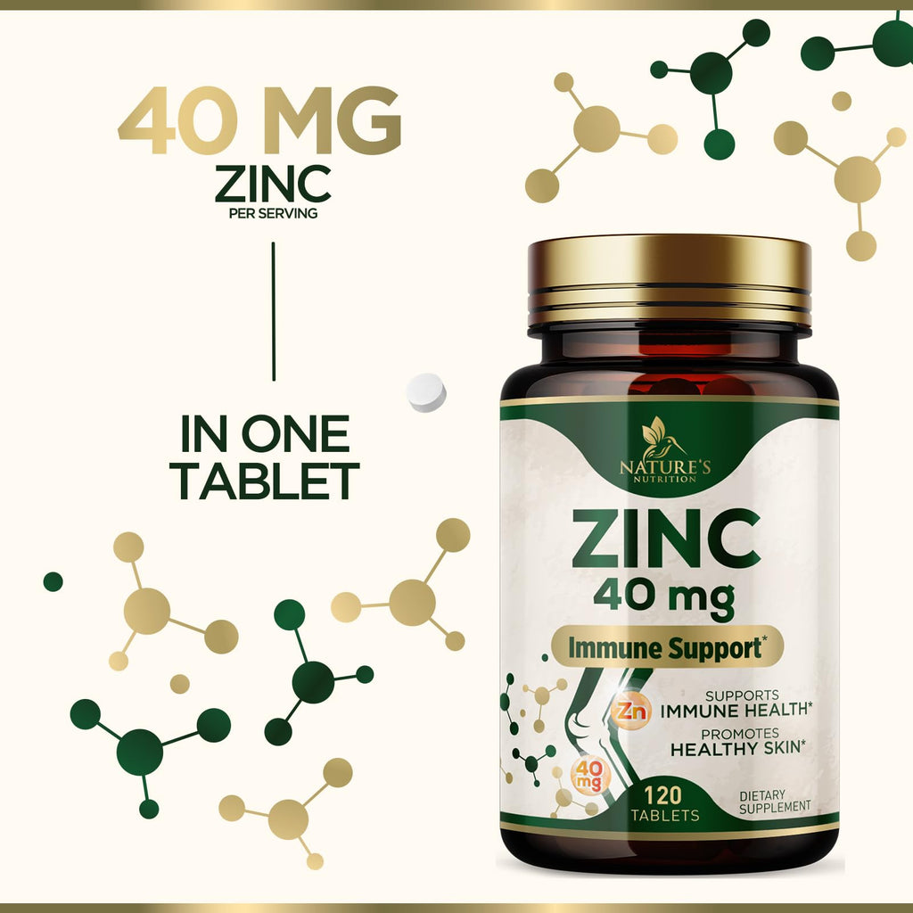 Nature's Nutrition Zinc for better absorption