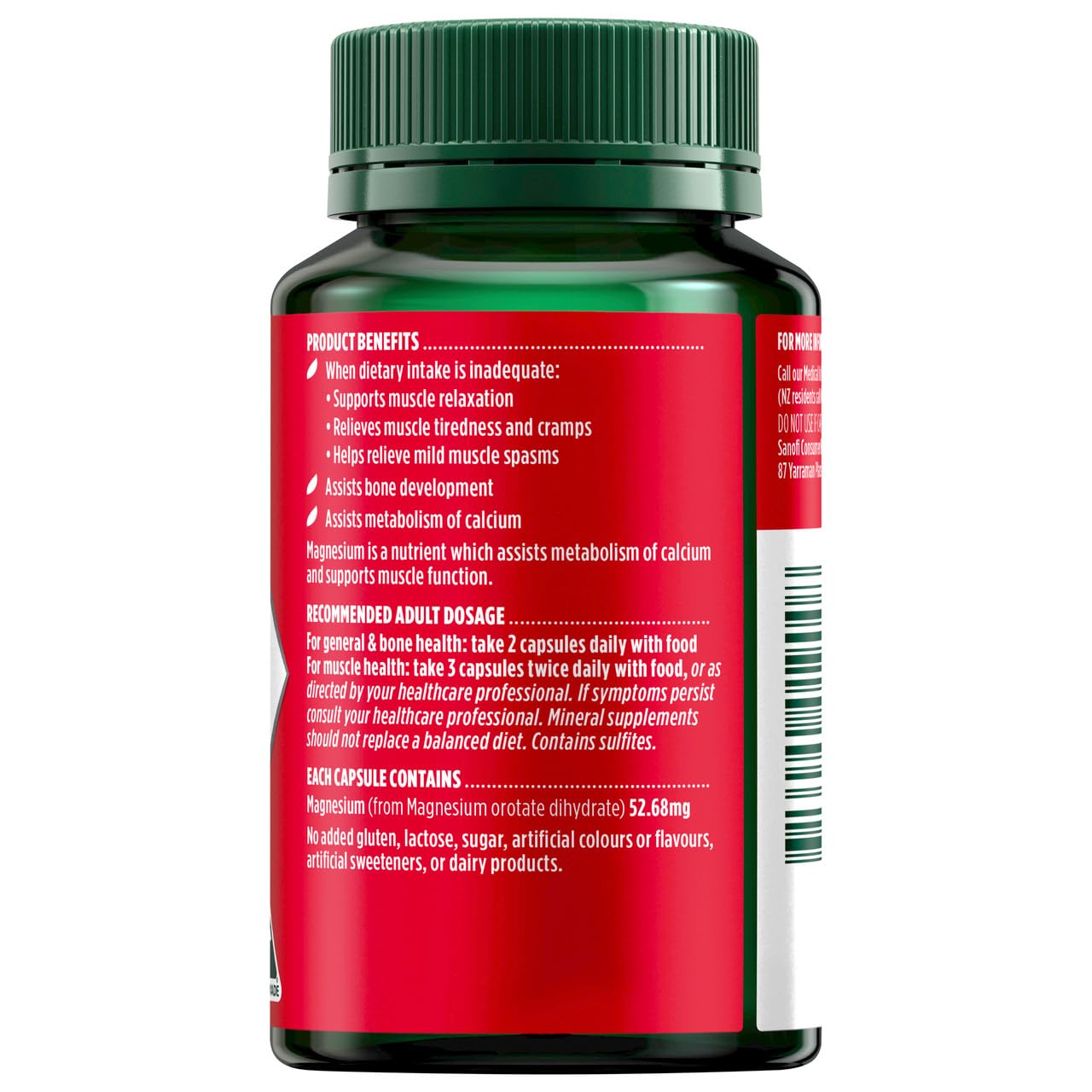 nature's own magnesium for muscle support