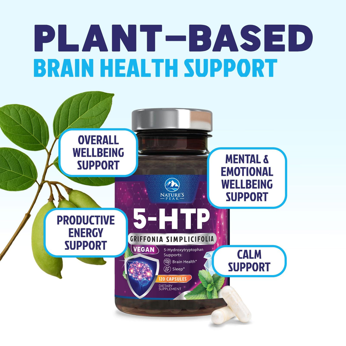 nature's peak 5-HTP supplement