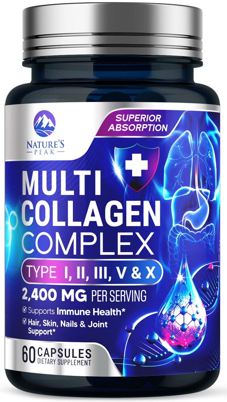 Nature's Peak collagen peptides capsules