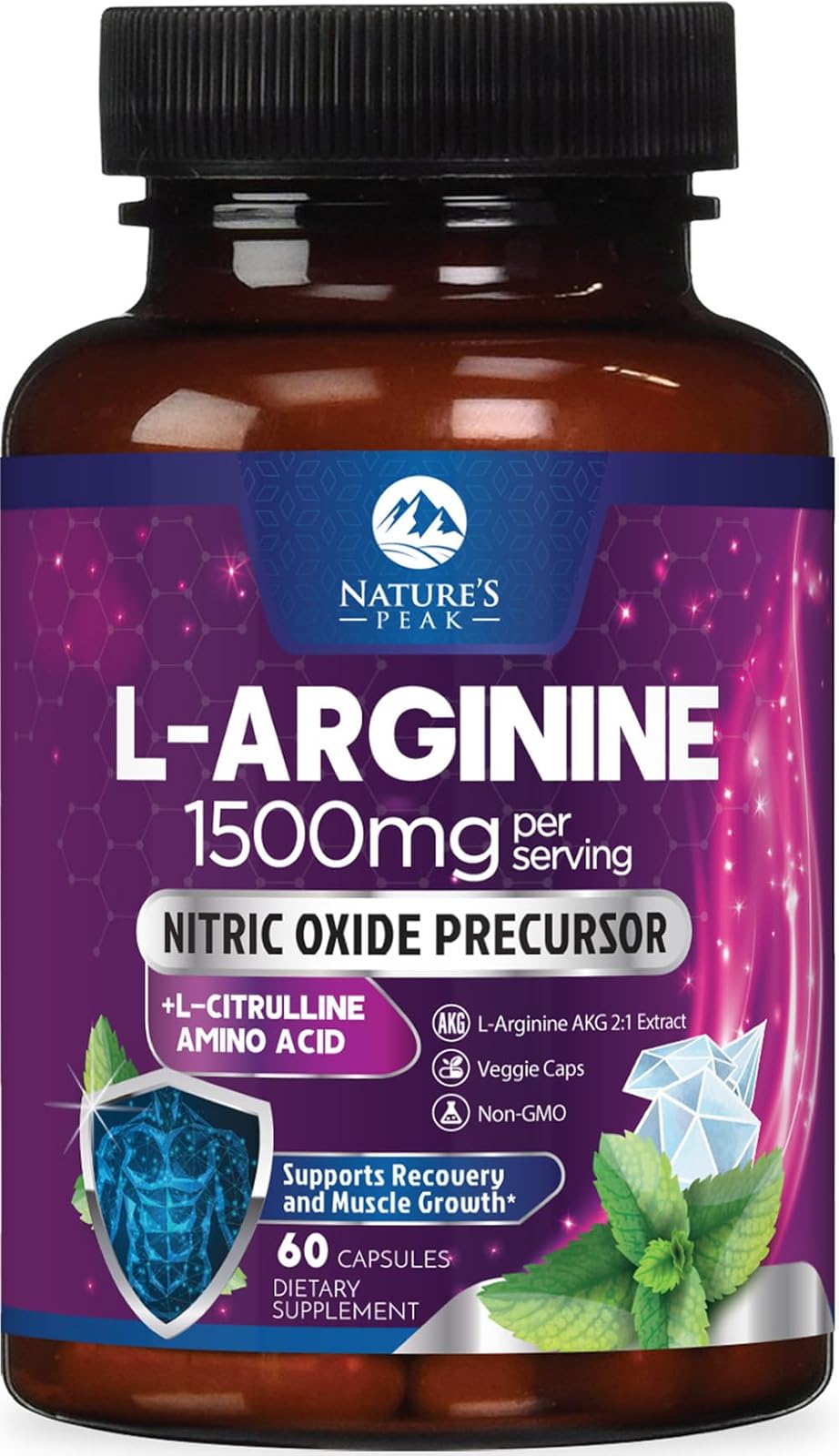 Nature's Peak L-Arginine capsules