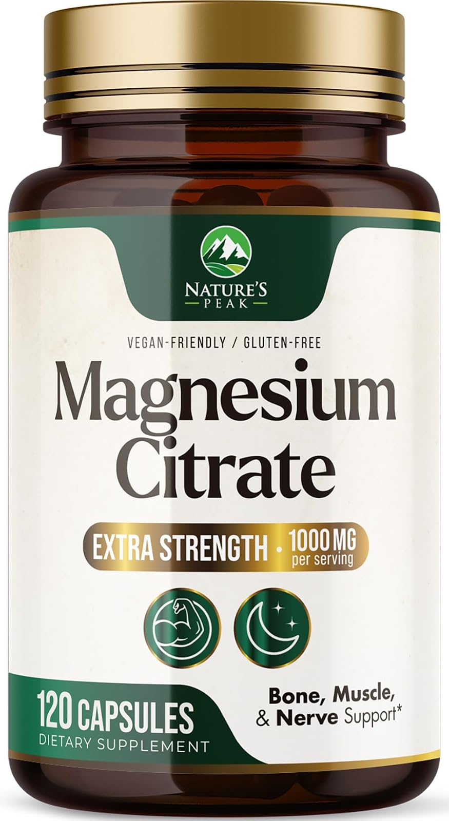 Nature's Peak Magnesium Citrate capsules