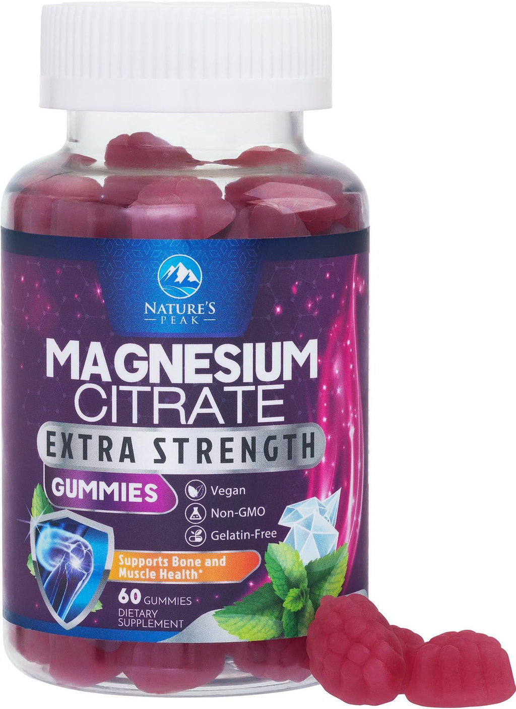 Nature's Peak magnesium citrate gummies