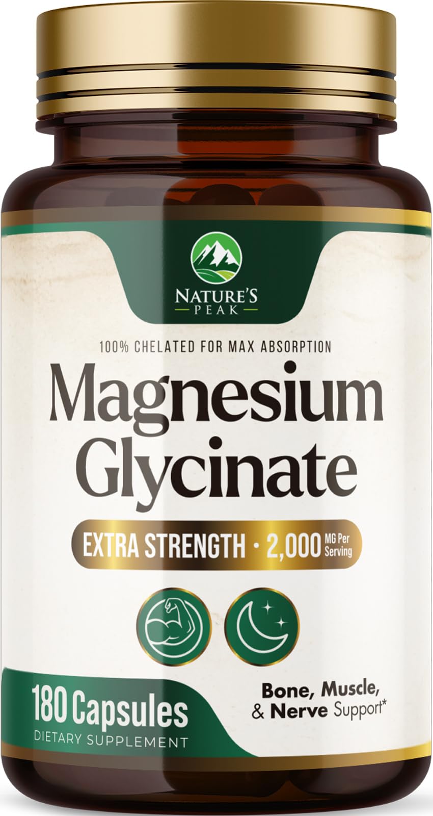 Nature's Peak Magnesium Glycinate capsules