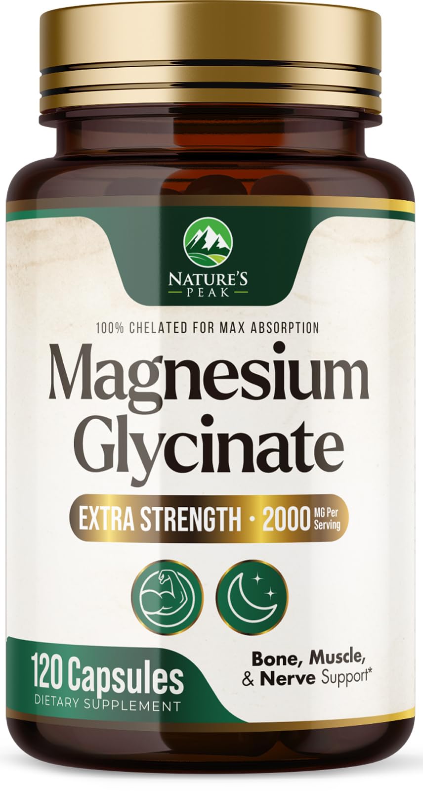Nature's Peak Magnesium Glycinate capsules