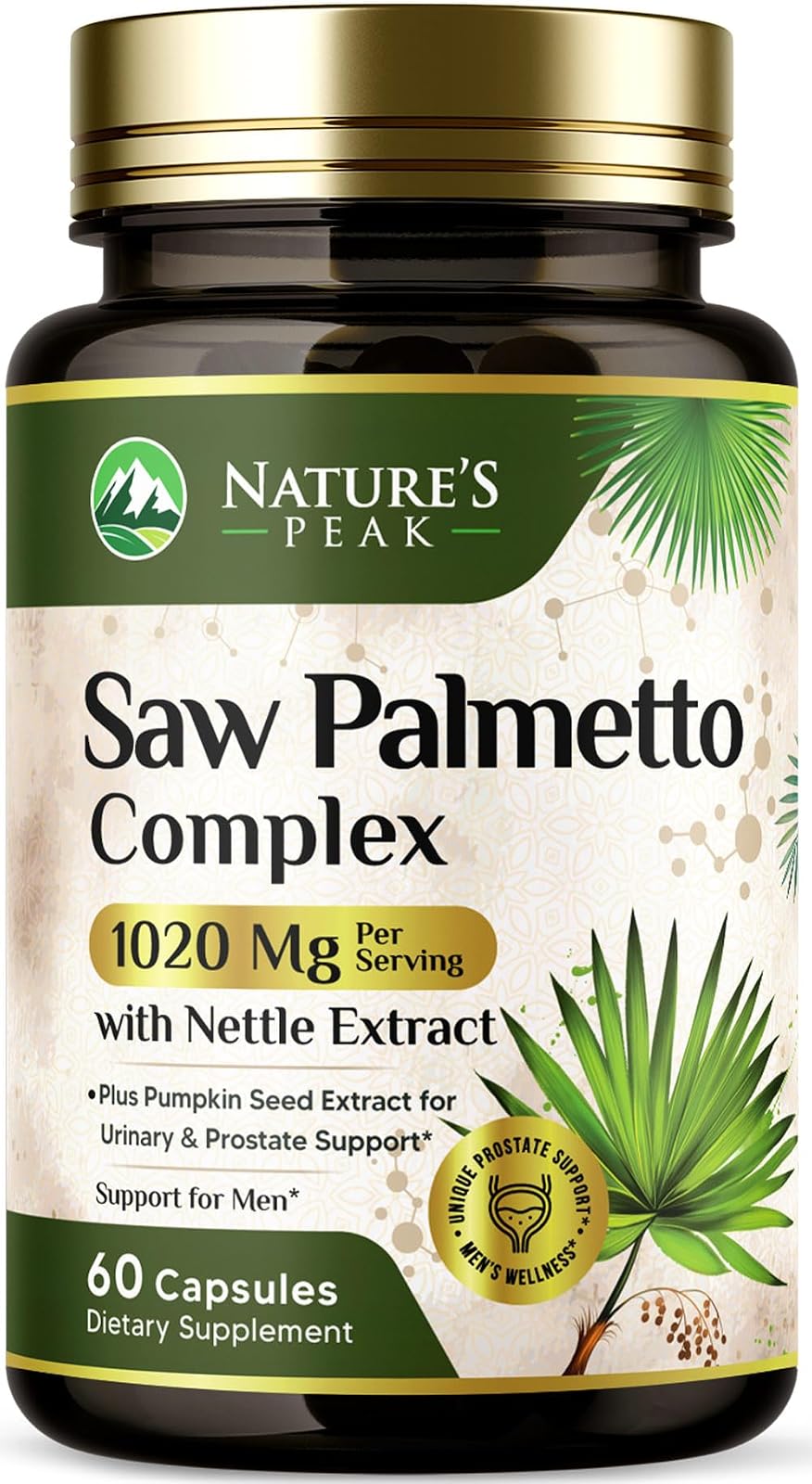 Nature's Peak Saw Palmetto capsules